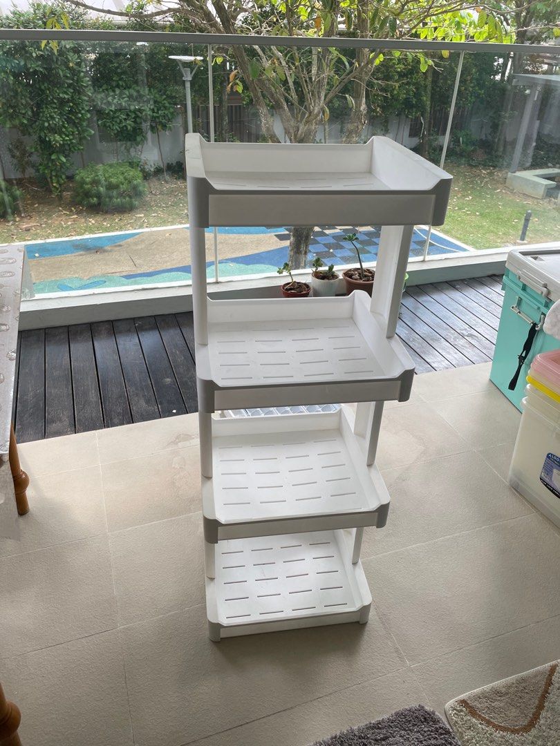 Plastic racks, Furniture & Home Living, Furniture, Shelves, Cabinets ...