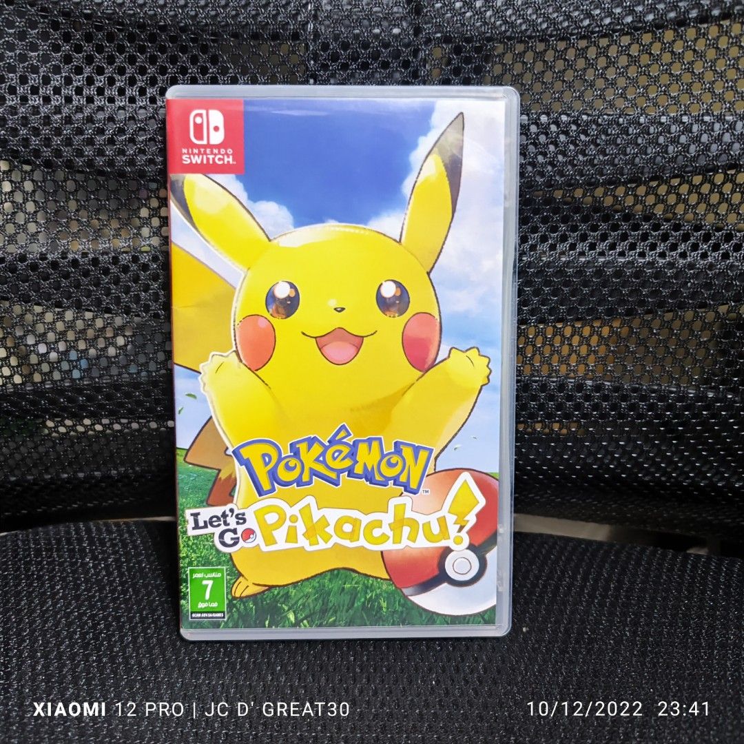 Pokemon lets go pikachu switch game, Video Gaming, Video Games ...
