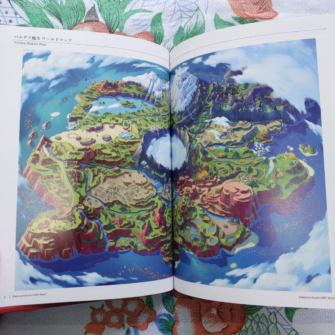 Pokemon Scarlet Artbook [SCARLET BOOK], Video Gaming, Video Games ...