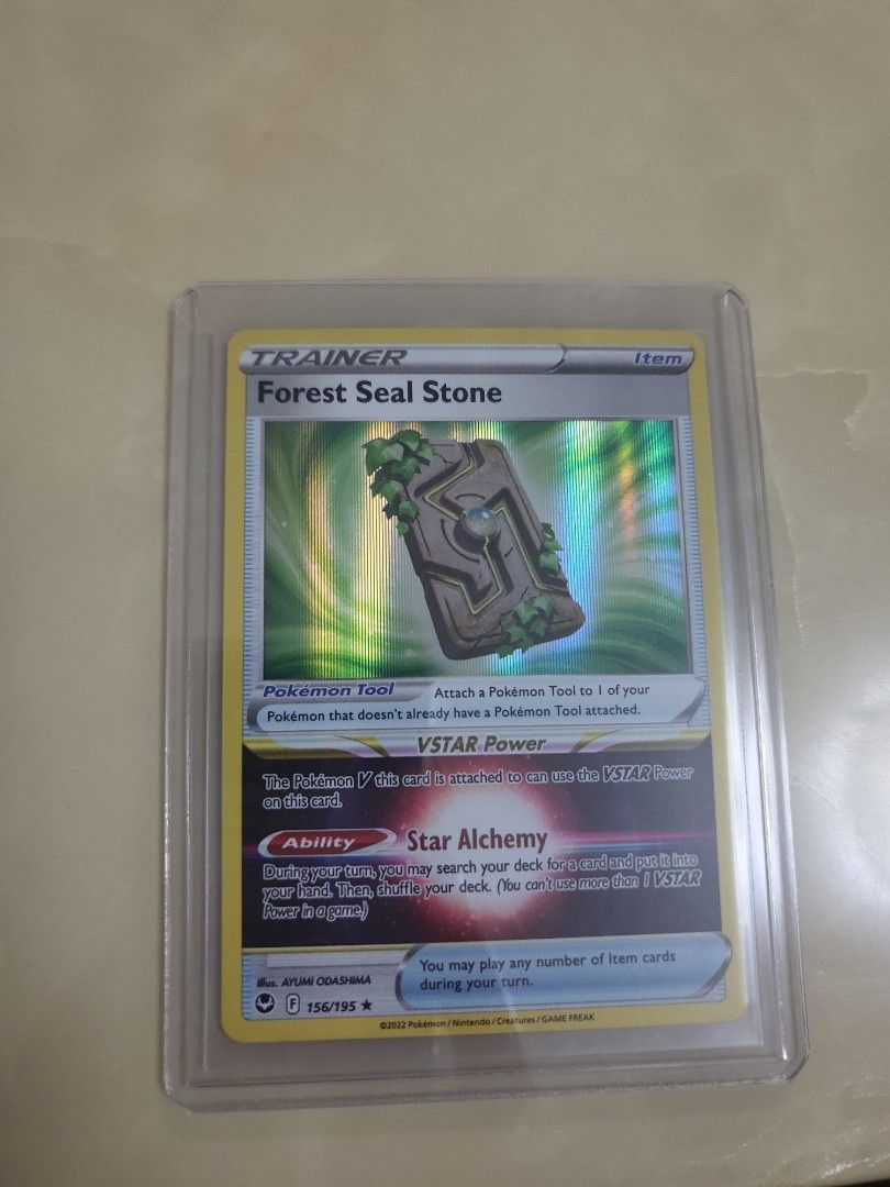 Pokemon TCG Silver tempest: Forest Sealed stone, Hobbies & Toys, Toys ...