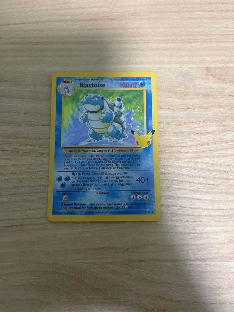 Pokémon cards Blastoise REAL, Hobbies & Toys, Memorabilia ...