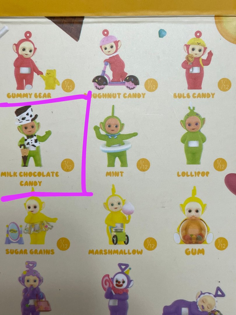 Pop Mart Teletubbies, 興趣及遊戲, 玩具 & 遊戲類 - Carousell