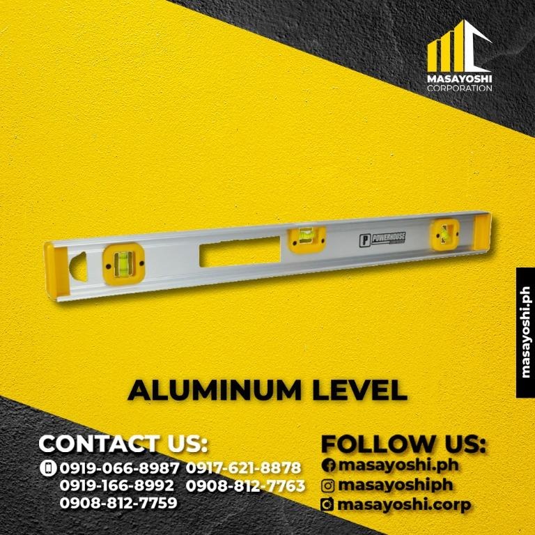 PowerHouse Aluminum Level w/ Magnetic Strip | Aluminum Level ...