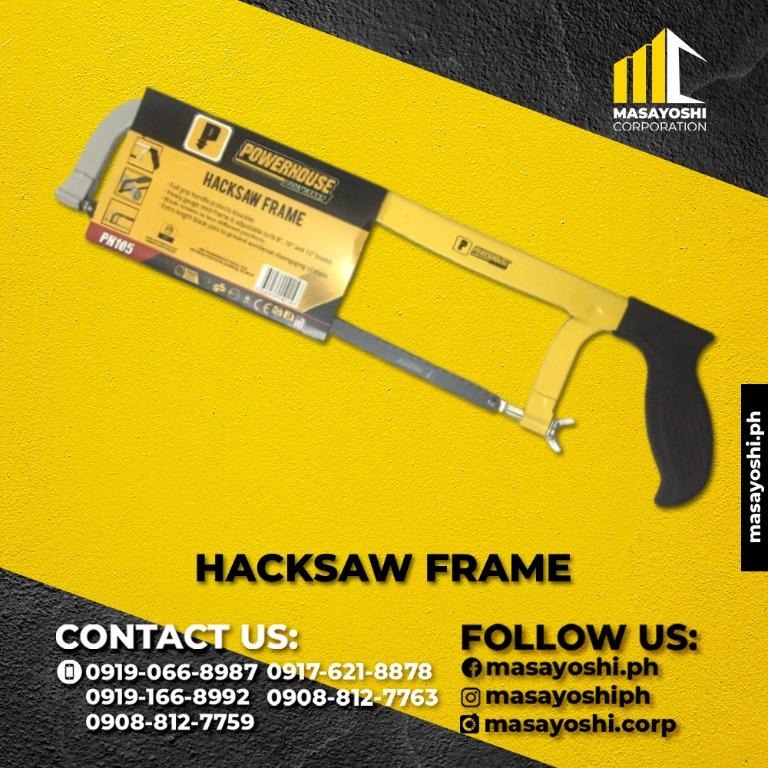 Powerhouse Hacksaw Frame | Hacksaw | Cutting Equipment | Powerhouse ...
