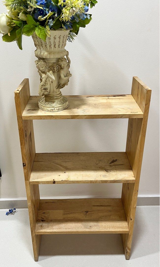 Preloved wooden display shelf, Furniture & Home Living, Furniture ...