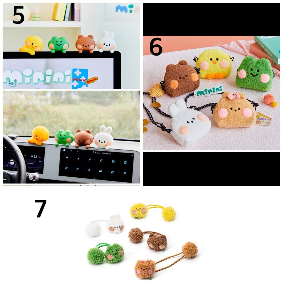 [Preorder] Line friends Minini Brown Cony Sally Items, Hobbies & Toys ...
