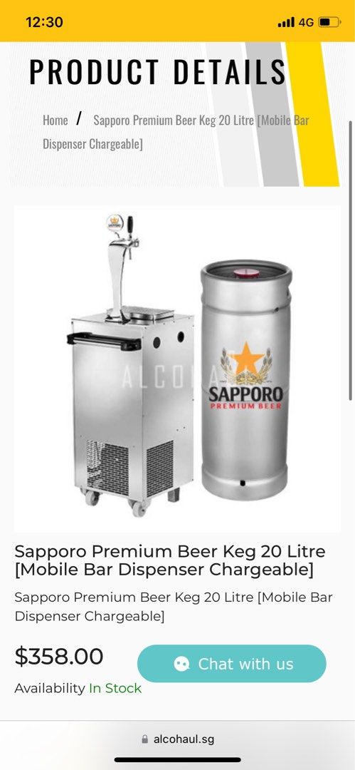 PRO BEER KEG DISPENSER, TV & Home Appliances, Kitchen Appliances, Other ...