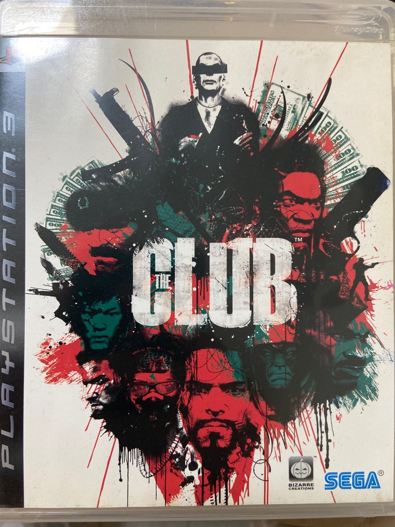 PS3 Game The Club Sega 射擊 Third Person Shooter, 電子遊戲, 電子遊戲, PlayStation ...