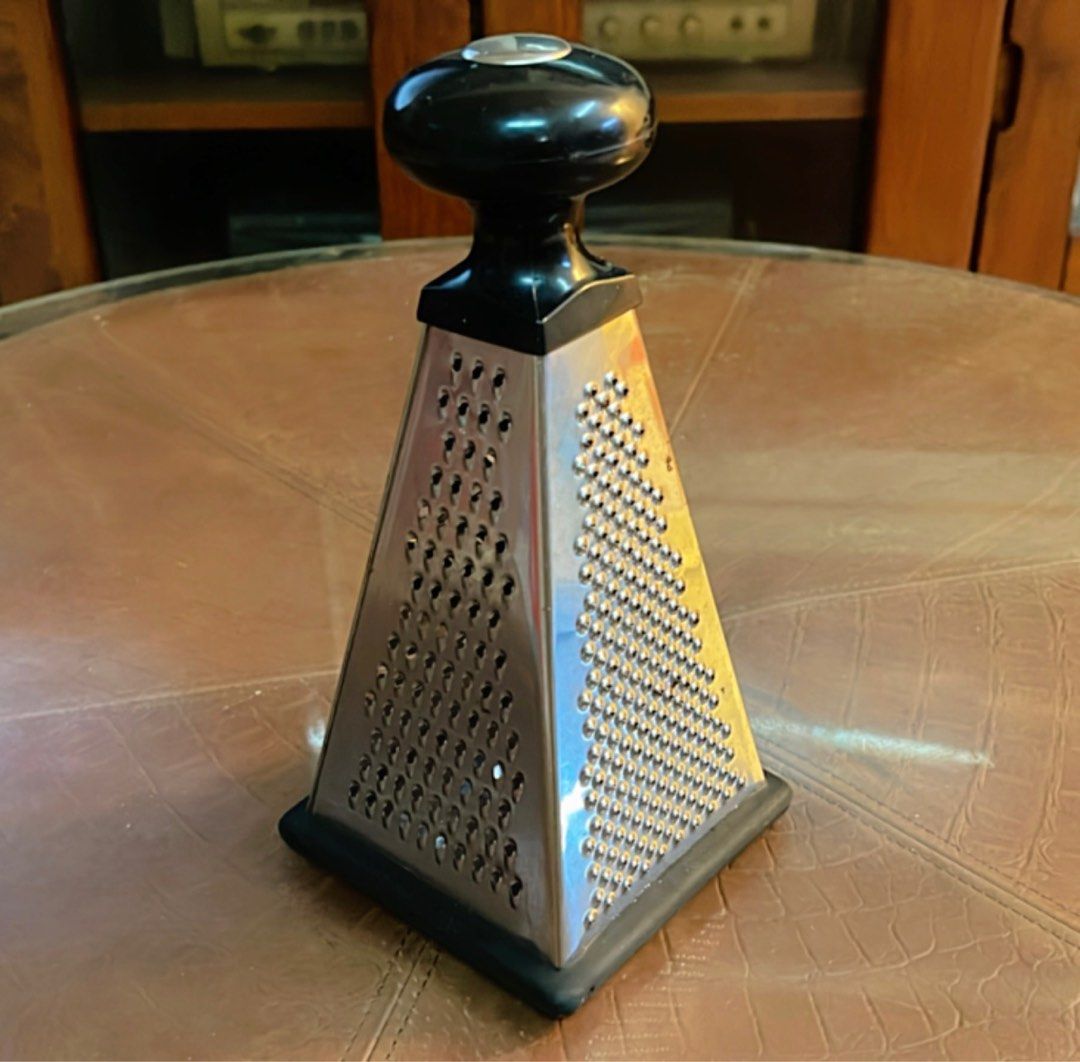 Pyramid Shape Stainless Steel Grater. Four Way Grating, Furniture ...