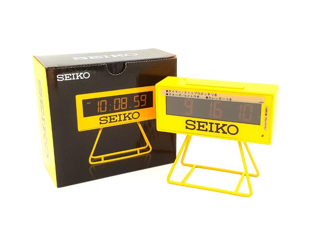 Rare! Brand New SEIKO Mini Sports Digital Timer Clock SQ815Y From Japan ...
