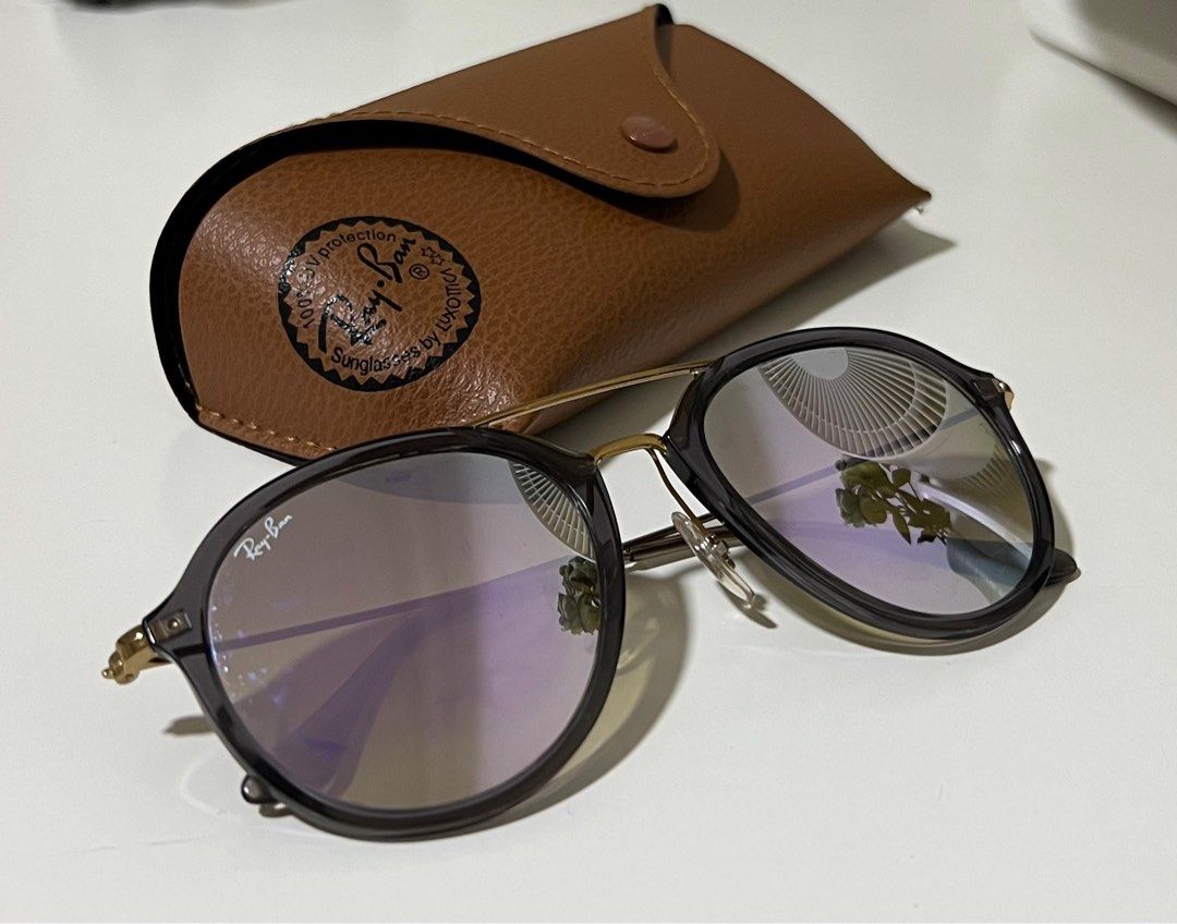 Ray Ban - purple/pink lens, Women's Fashion, Watches & Accessories ...