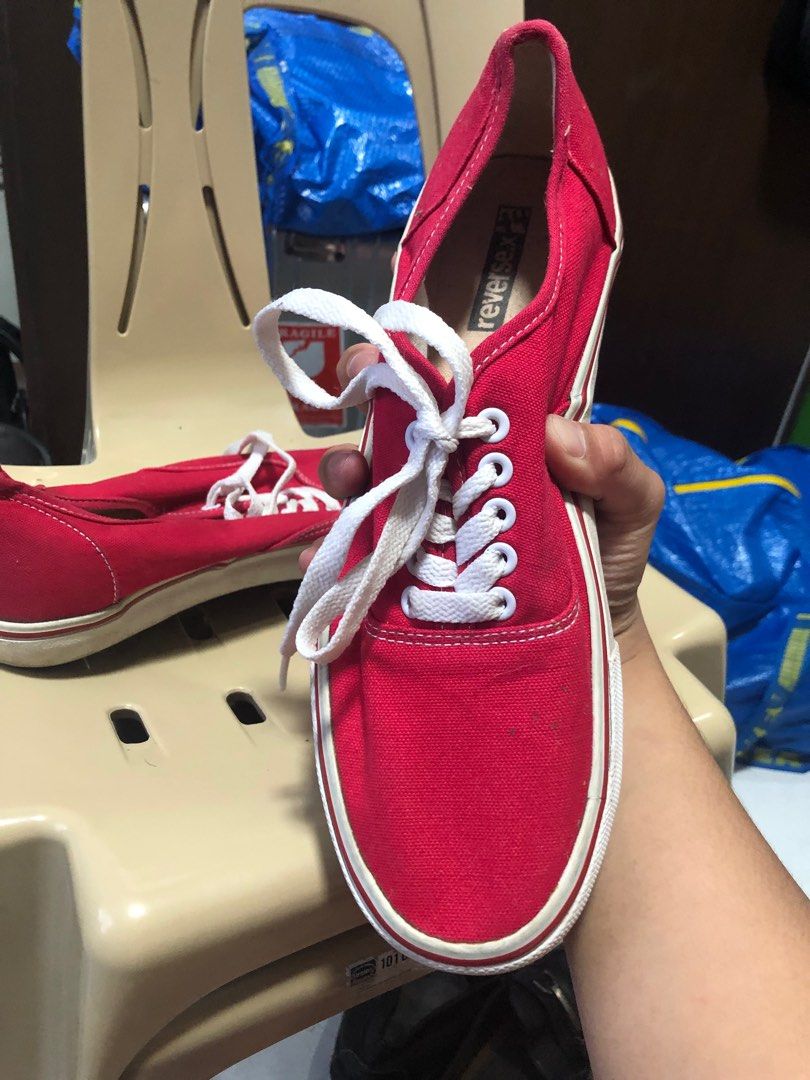VANS RED (LOOKALIKE VANS), Men's Fashion, Footwear, Sneakers on Carousell