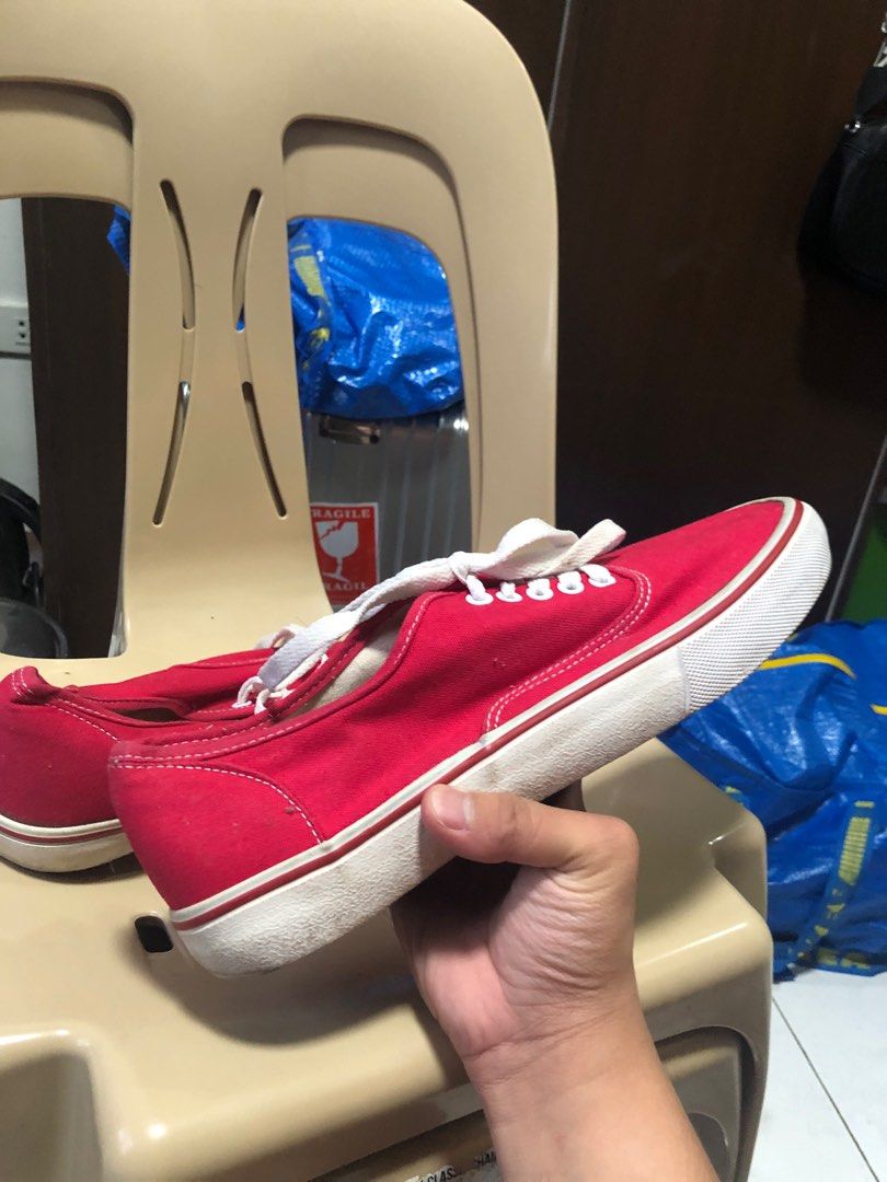 VANS RED (LOOKALIKE VANS), Men's Fashion, Footwear, Sneakers on Carousell