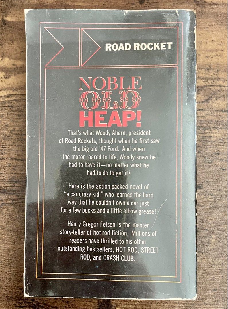 Road Rocket by Henry Gregor Felsen, Hobbies & Toys, Books & Magazines ...