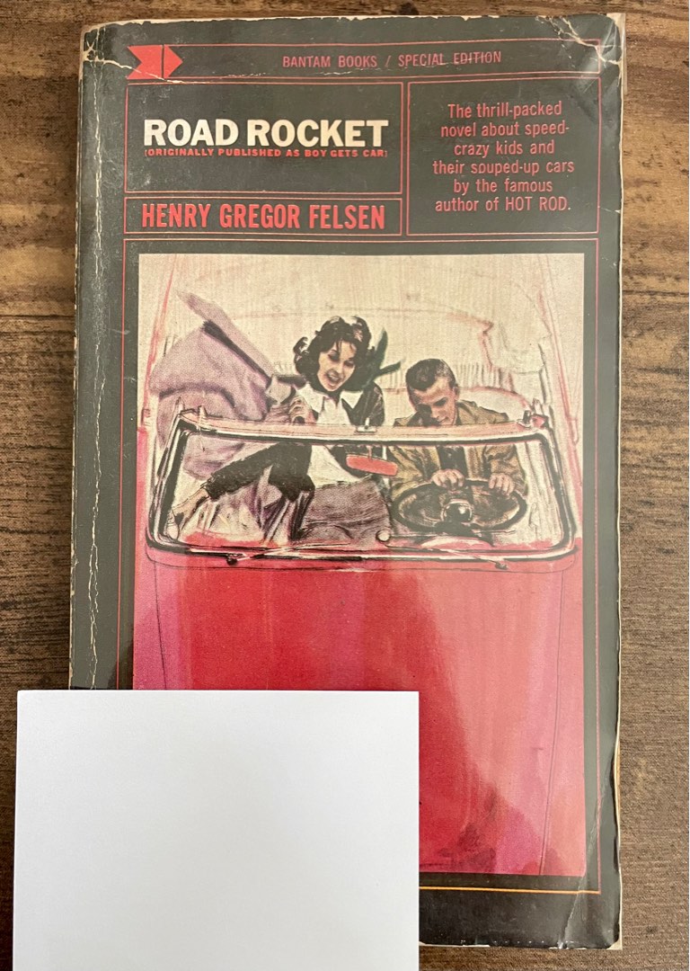 Road Rocket by Henry Gregor Felsen, Hobbies & Toys, Books & Magazines ...