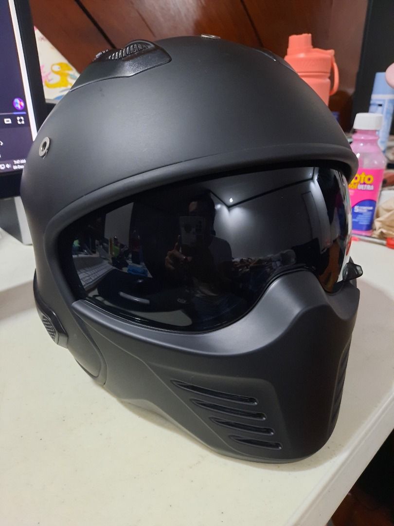 RYO JET Modular Helmet (Small) (Barely Used), Motorbikes, Motorbike ...