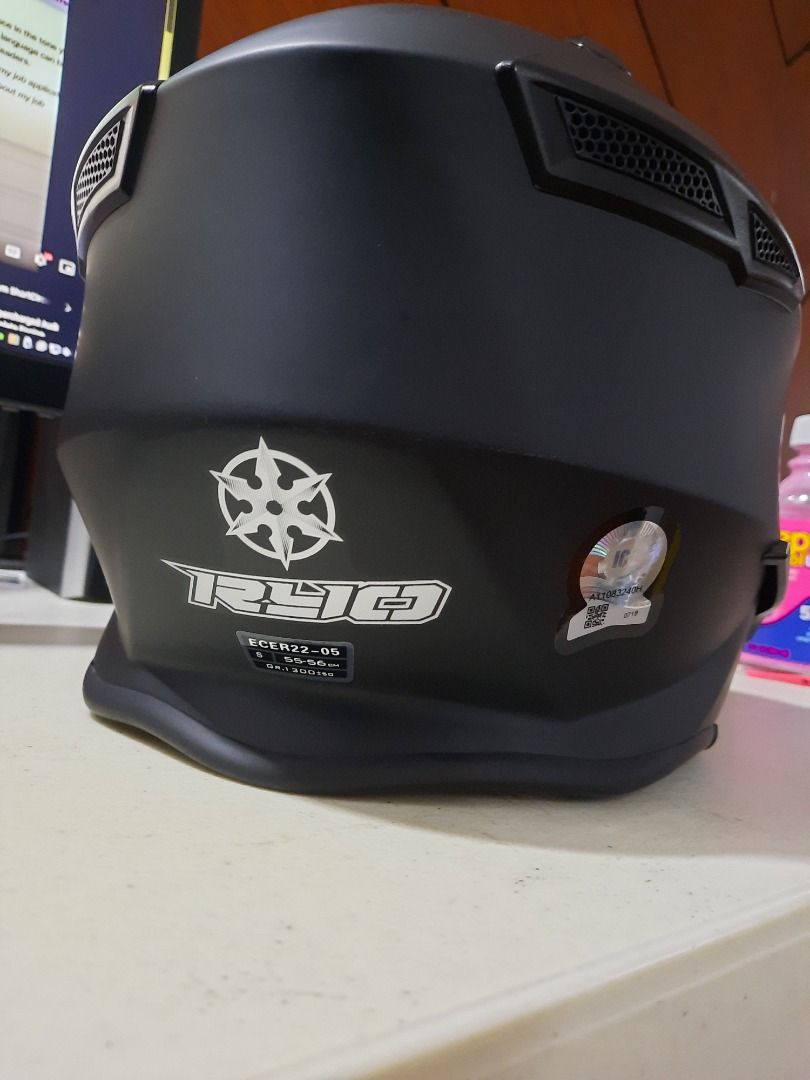 RYO JET Modular Helmet (Small) (Barely Used), Motorbikes, Motorbike ...