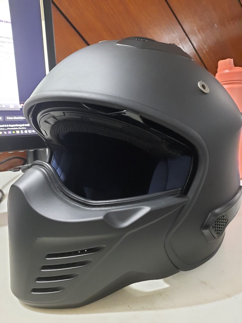 RYO JET Modular Helmet (Small) (Barely Used), Motorbikes, Motorbike ...