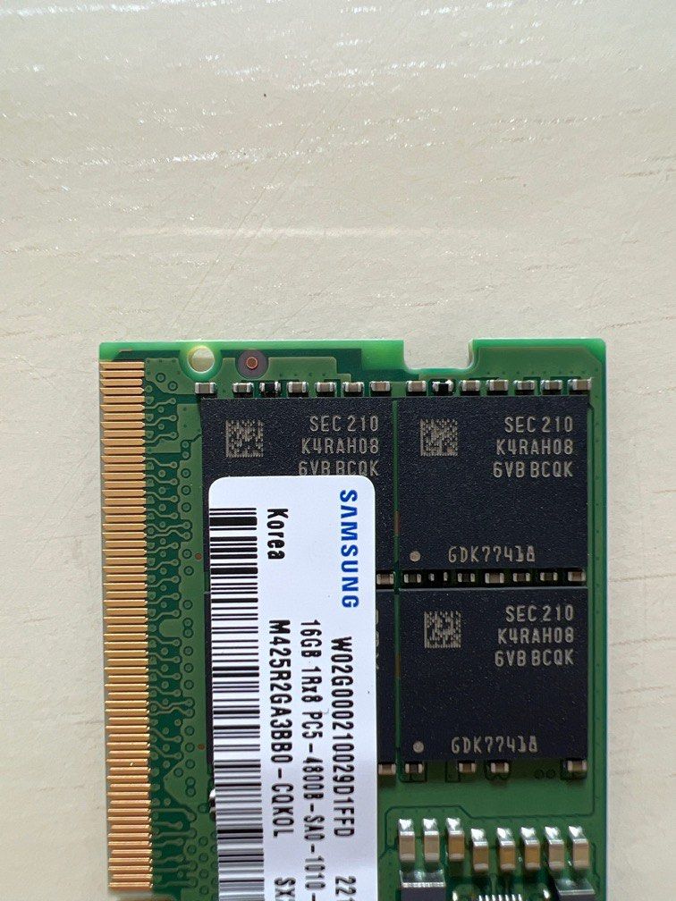 Last Piece Single Piece Of Samsung Ddr5 Ram 16gb 1r Computers And Tech Parts And Accessories