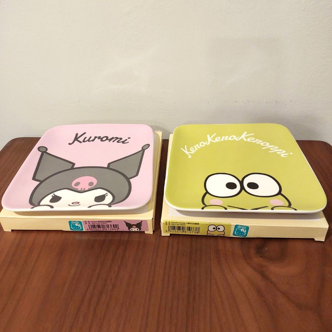 [Sanrio] Assorted character plates, Furniture & Home Living ...