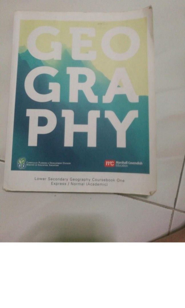 Sec 1 math history geography textbook, Hobbies & Toys, Books ...
