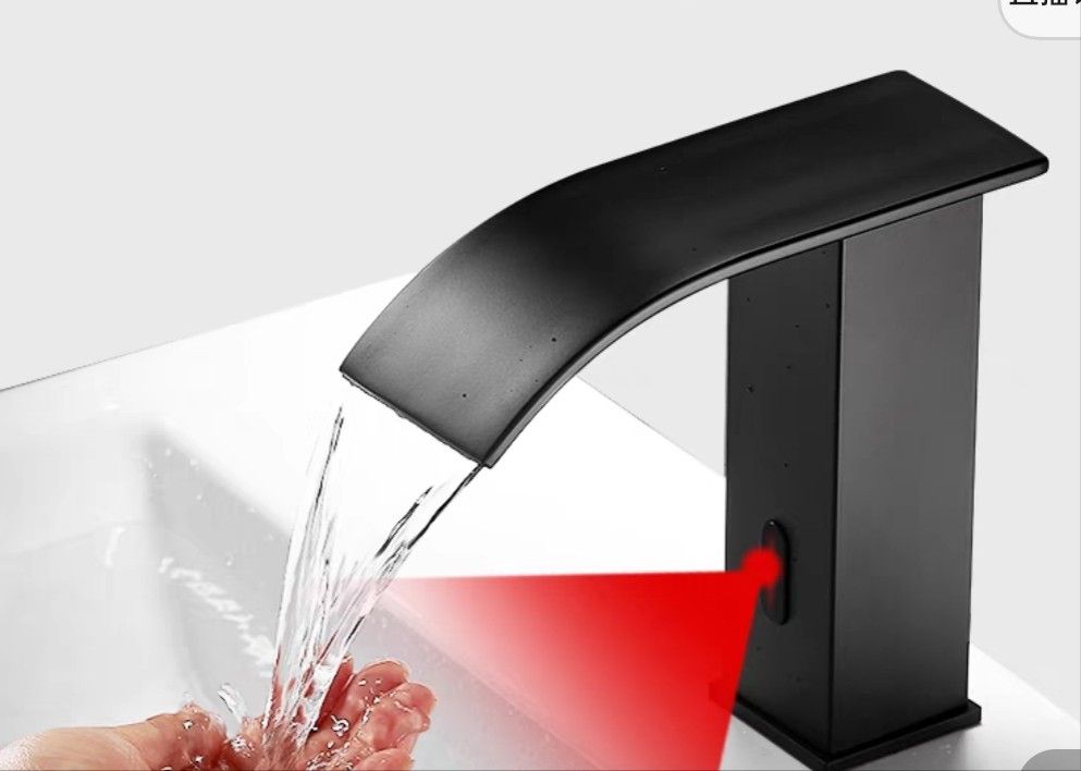 Sensor cold water chrome basin tap., Furniture & Home Living, Bathroom ...