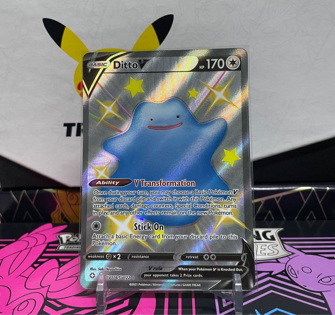 (Set) Pokemon TCG nessa lady ditto trainer rainbow shiny, Vivid voltage ...