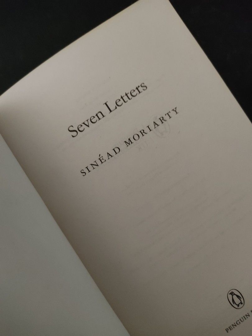 Seven Letters by Sinead Moriarty, Hobbies & Toys, Books & Magazines ...