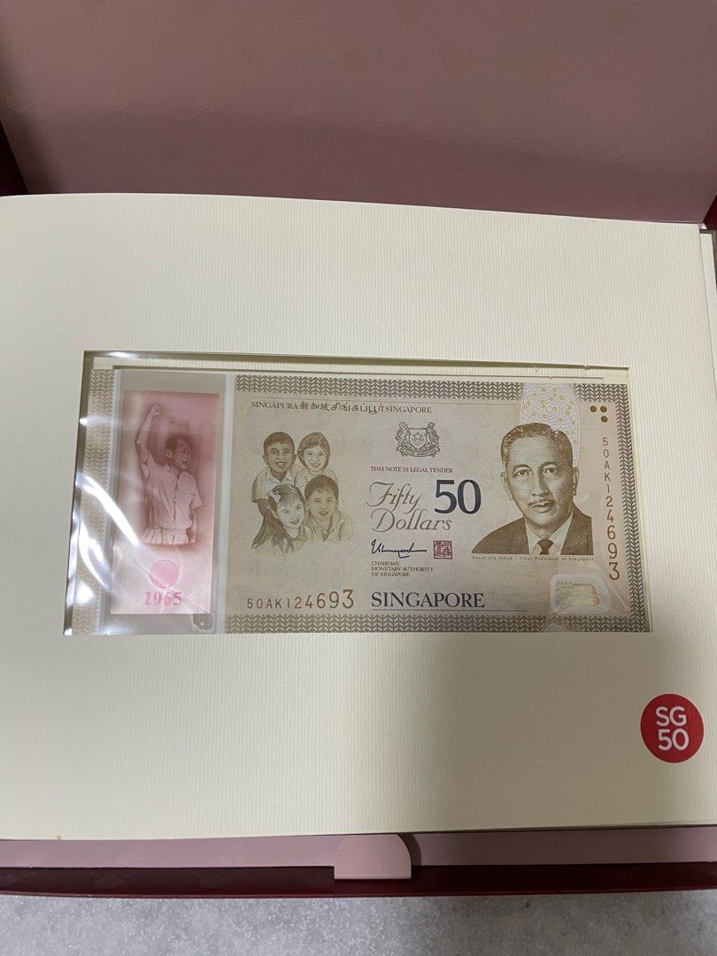 SG50 Commemorative Notes, Hobbies & Toys, Memorabilia & Collectibles ...