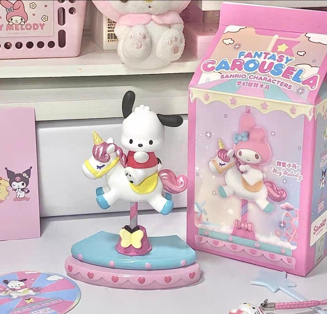 Sg Instock Sanrio Blind Box Carousel Cute Blind Box, Hobbies & Toys ...