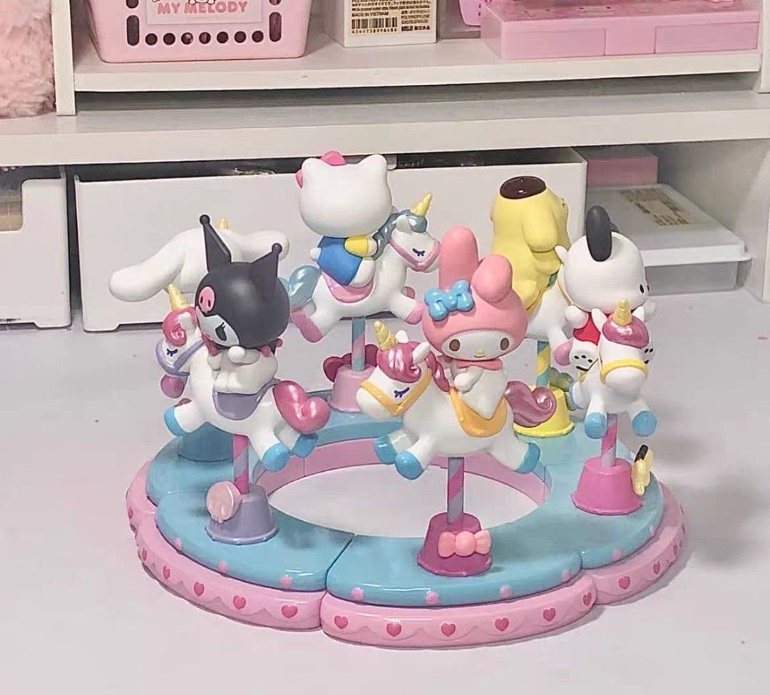 Sg Instock Sanrio Blind Box Carousel Cute Blind Box, Hobbies & Toys ...