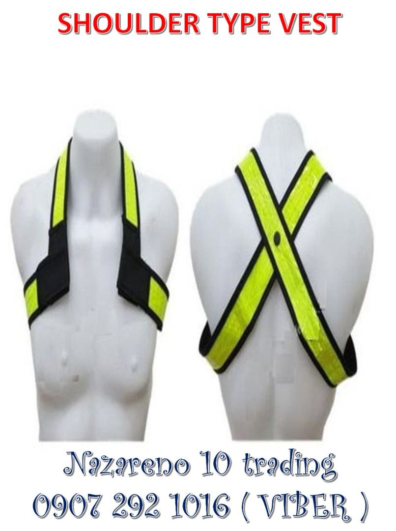 Shoulder type safety vest 65, Commercial & Industrial, Construction ...