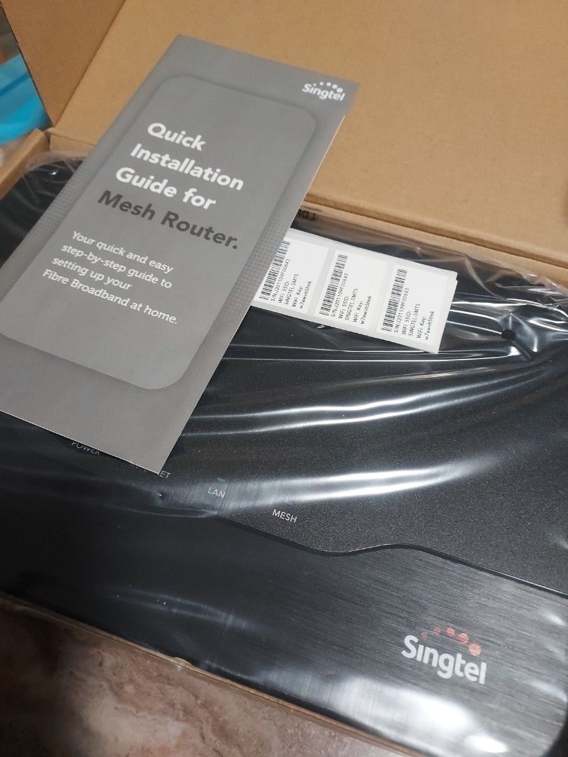 Singtel Mesh Router, TV & Home Appliances, Other Home Appliances on ...