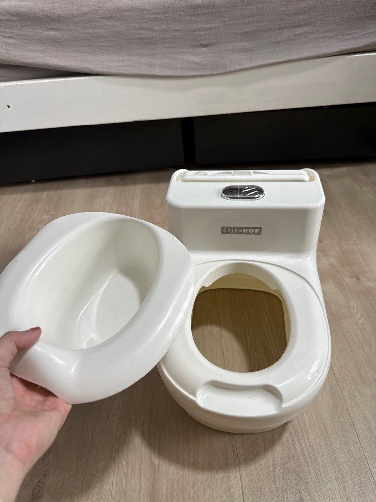 Skip hop potty with flushing sound, Babies & Kids, Bathing & Changing ...