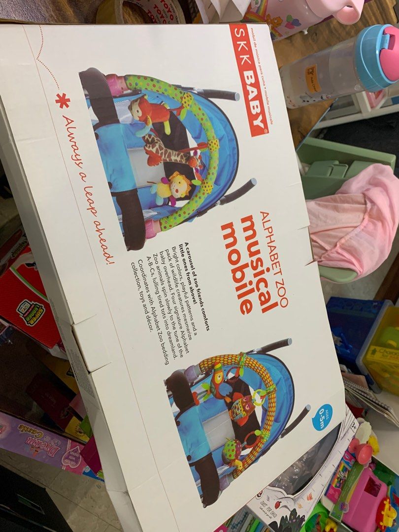 SKK Baby Alphabet Zoo Musical Mobile, Babies & Kids, Infant Playtime on ...