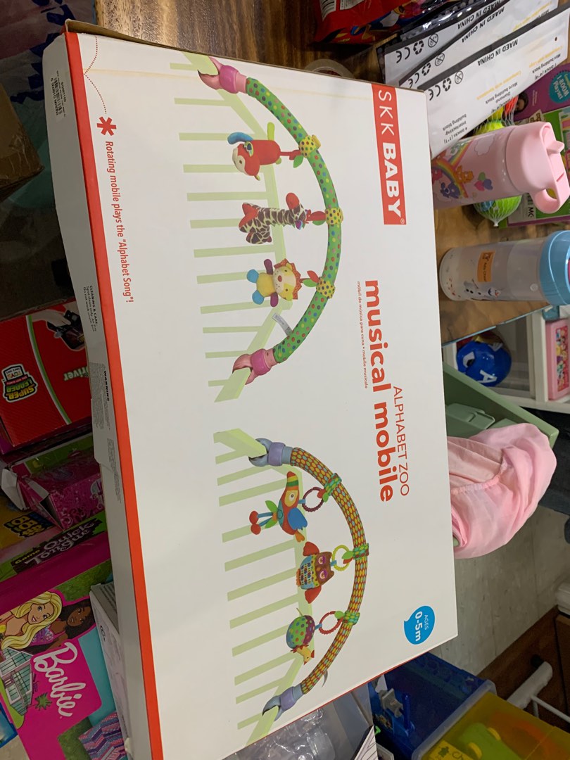 SKK Baby Alphabet Zoo Musical Mobile, Babies & Kids, Infant Playtime on ...