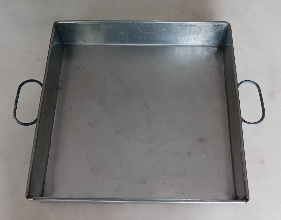 Heavy Duty Stainless Steel Food Pan With Double Handles 12"x12"/Loyang ...