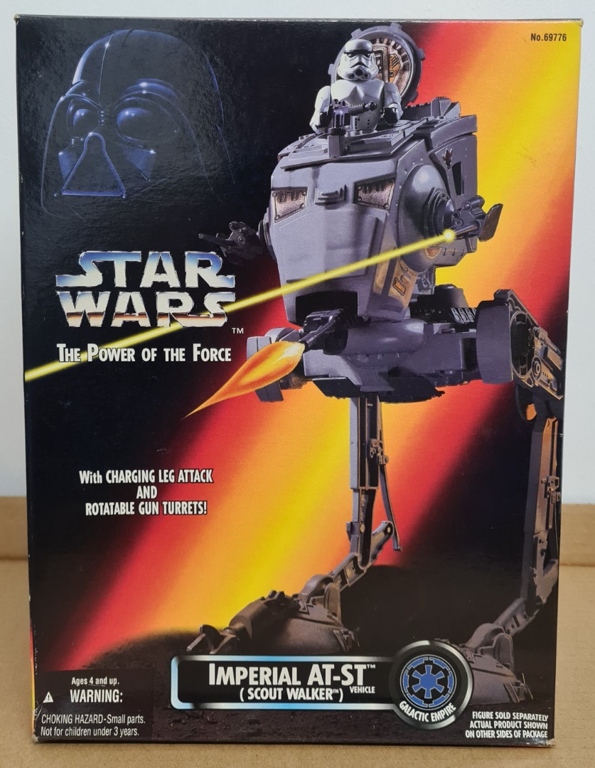 Star Wars Imperial AT-ST (Scout Walker) - 1995, Hobbies & Toys, Toys ...