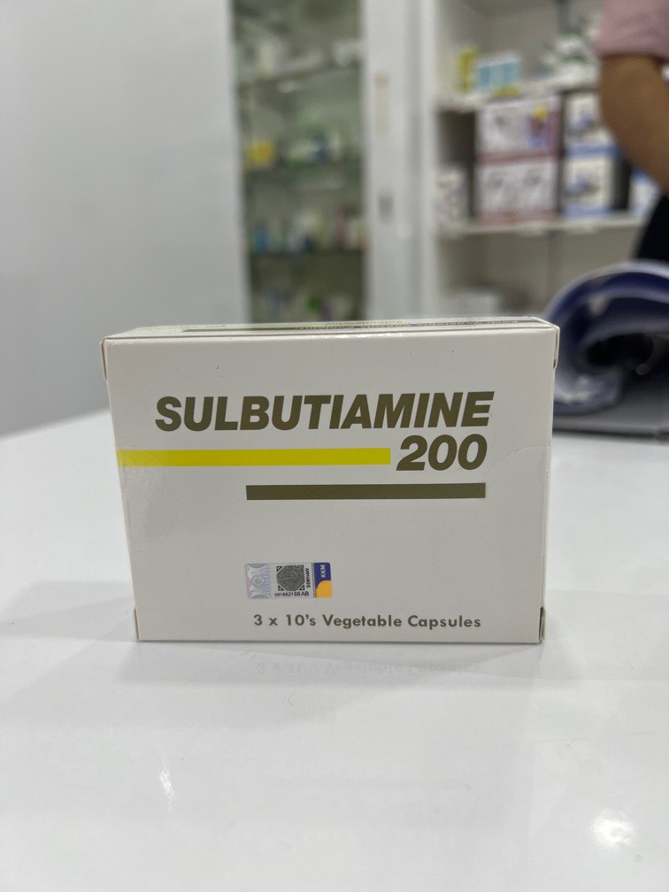 Sulbutiamine 200, Health & Nutrition, Health Supplements, Vitamins ...