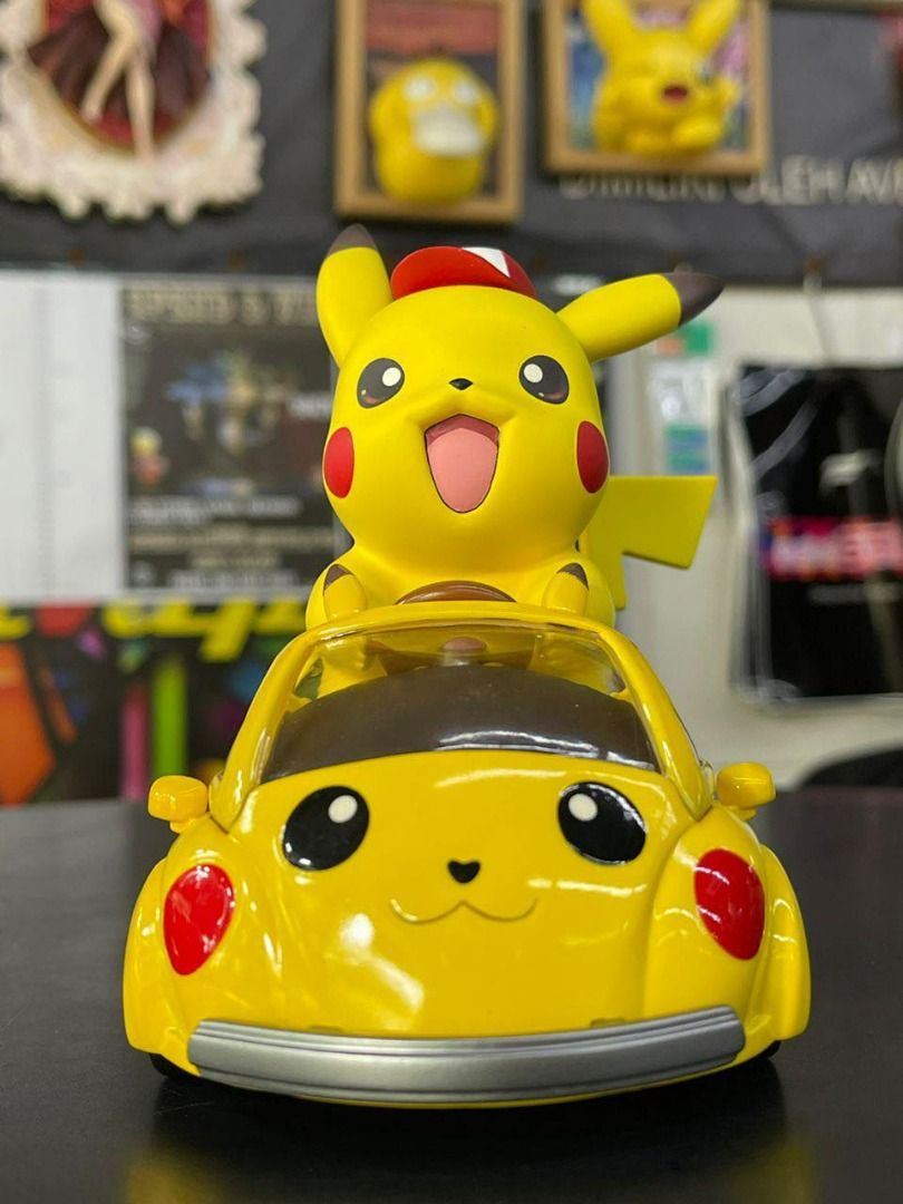 Sun Studio - Pikachu Driving Car, Hobbies & Toys, Toys & Games on Carousell