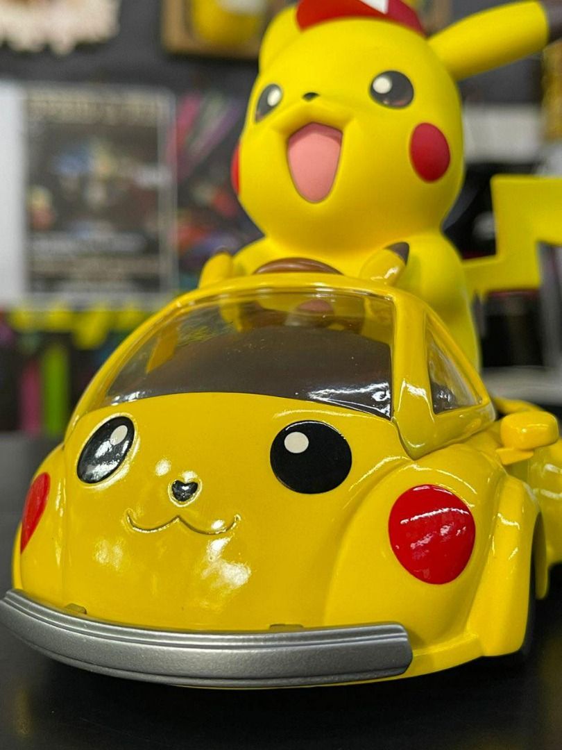 Sun Studio - Pikachu Driving Car, Hobbies & Toys, Toys & Games on Carousell