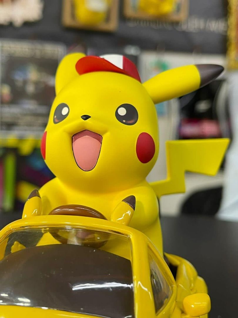 Sun Studio - Pikachu Driving Car, Hobbies & Toys, Toys & Games on Carousell