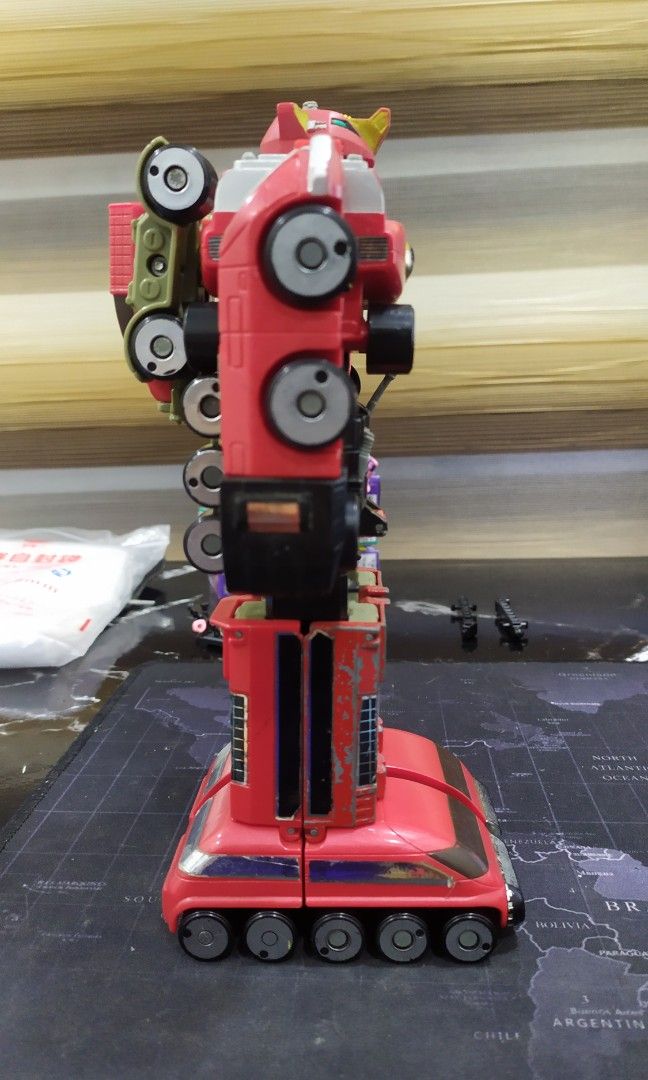 Super sentai power rangers DX robot megazord merah, Hobbies & Toys ...