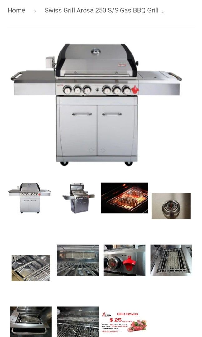 Swiss Grill BBQ, TV & Home Appliances, Kitchen Appliances, BBQ, Grills ...