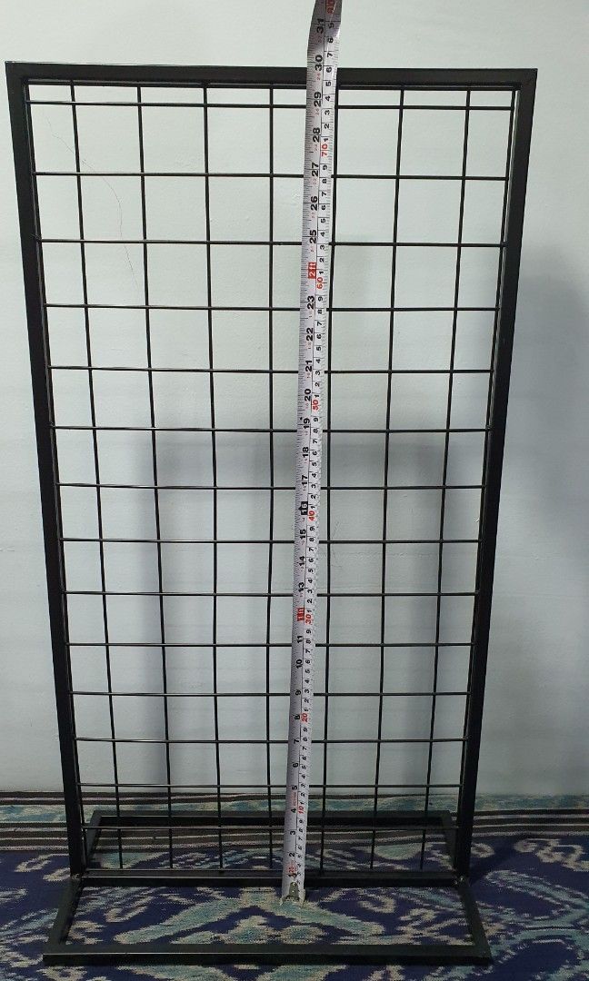 Table Top Wire Mesh Display Rack - Black, Furniture & Home Living, Home ...