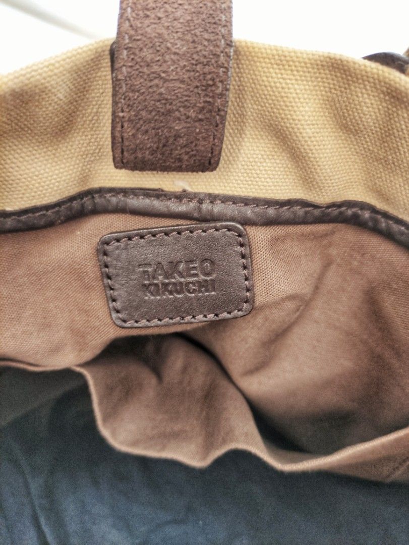 Takeo Kikuchi Rugged Tote Bag, Luxury, Bags & Wallets on Carousell