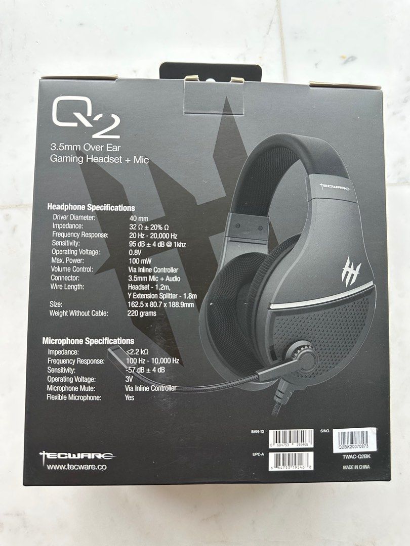 Techware Q2 Gaming Headset, Audio, Headphones & Headsets on Carousell