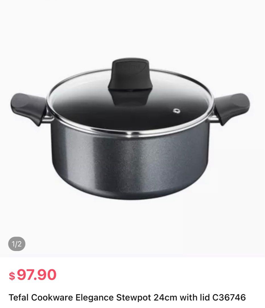 TEFAL stewpot 24CM BNIB, Furniture & Home Living, Kitchenware ...