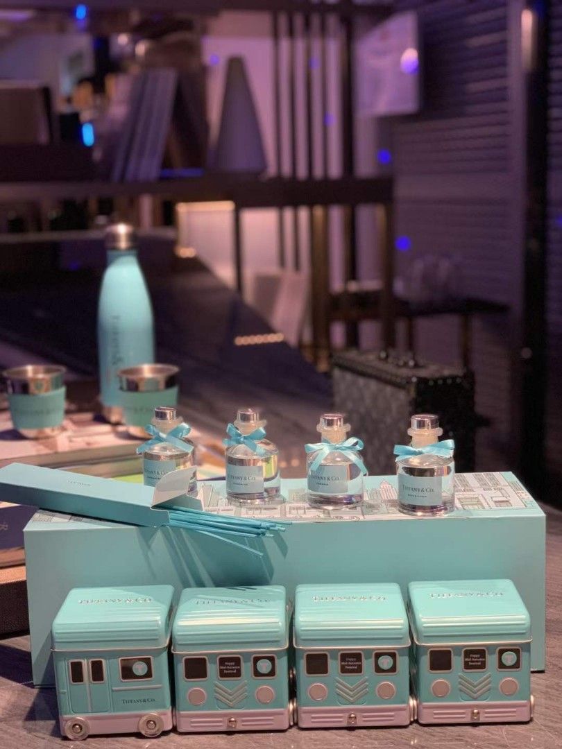 Tiffany train aroma diffuser set, 傢俬＆家居, 家居香薰 - Carousell