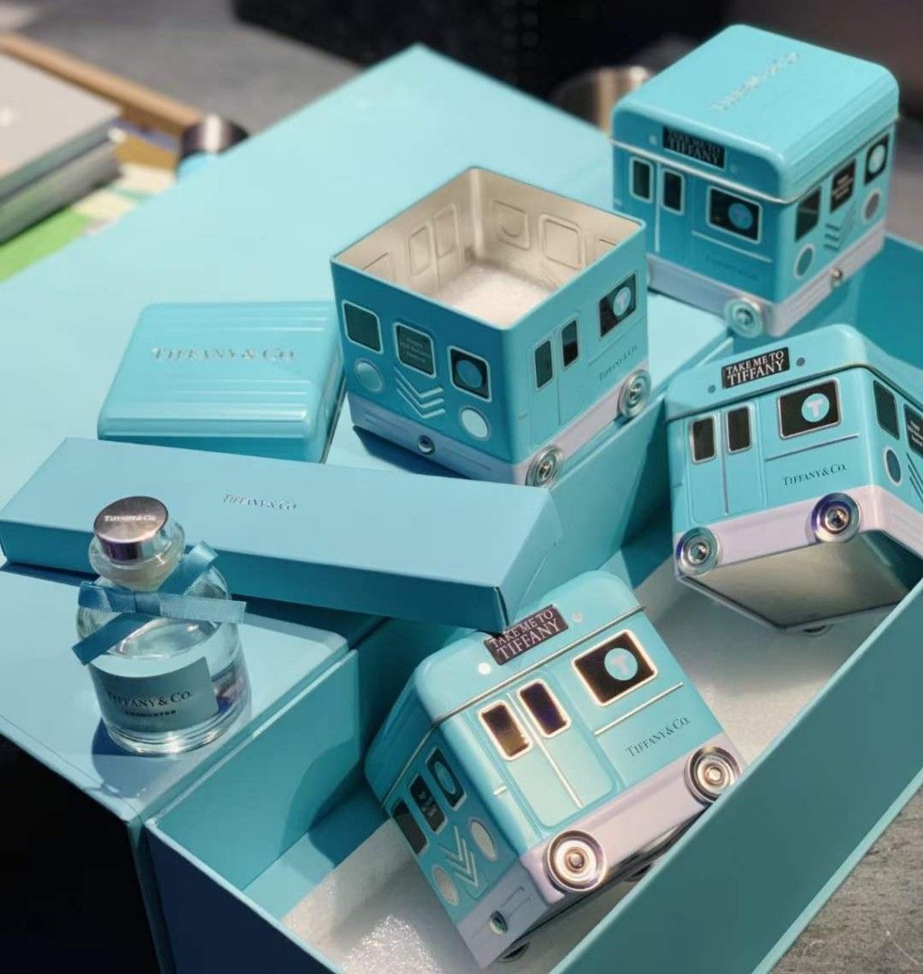 Tiffany train aroma diffuser set, 傢俬＆家居, 家居香薰 - Carousell